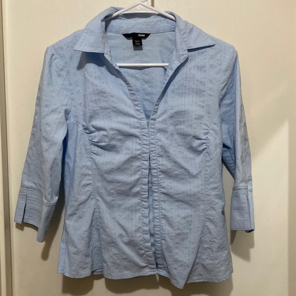 H&M | Tops | Hm Light Blue Top | Poshmark